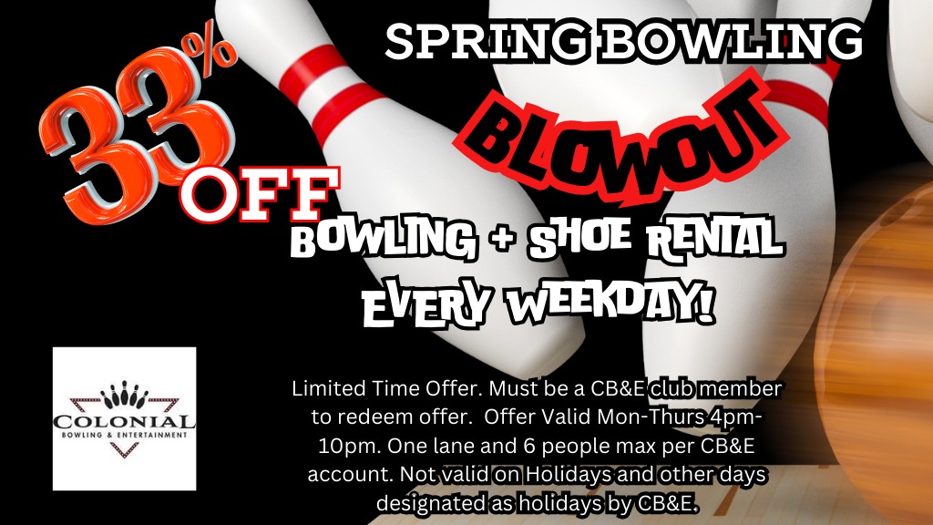 Promotions - Colonial Bowling & Entertainment