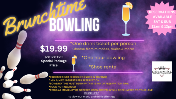Promotions - Colonial Bowling & Entertainment