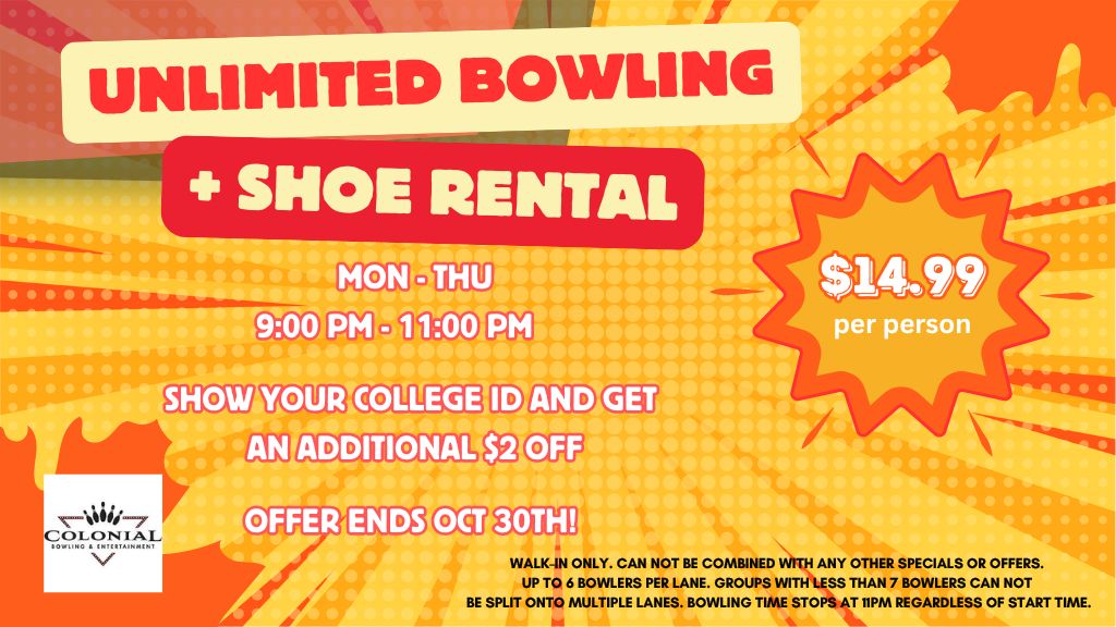 Homepage - Welcome - Colonial Bowling & Entertainment