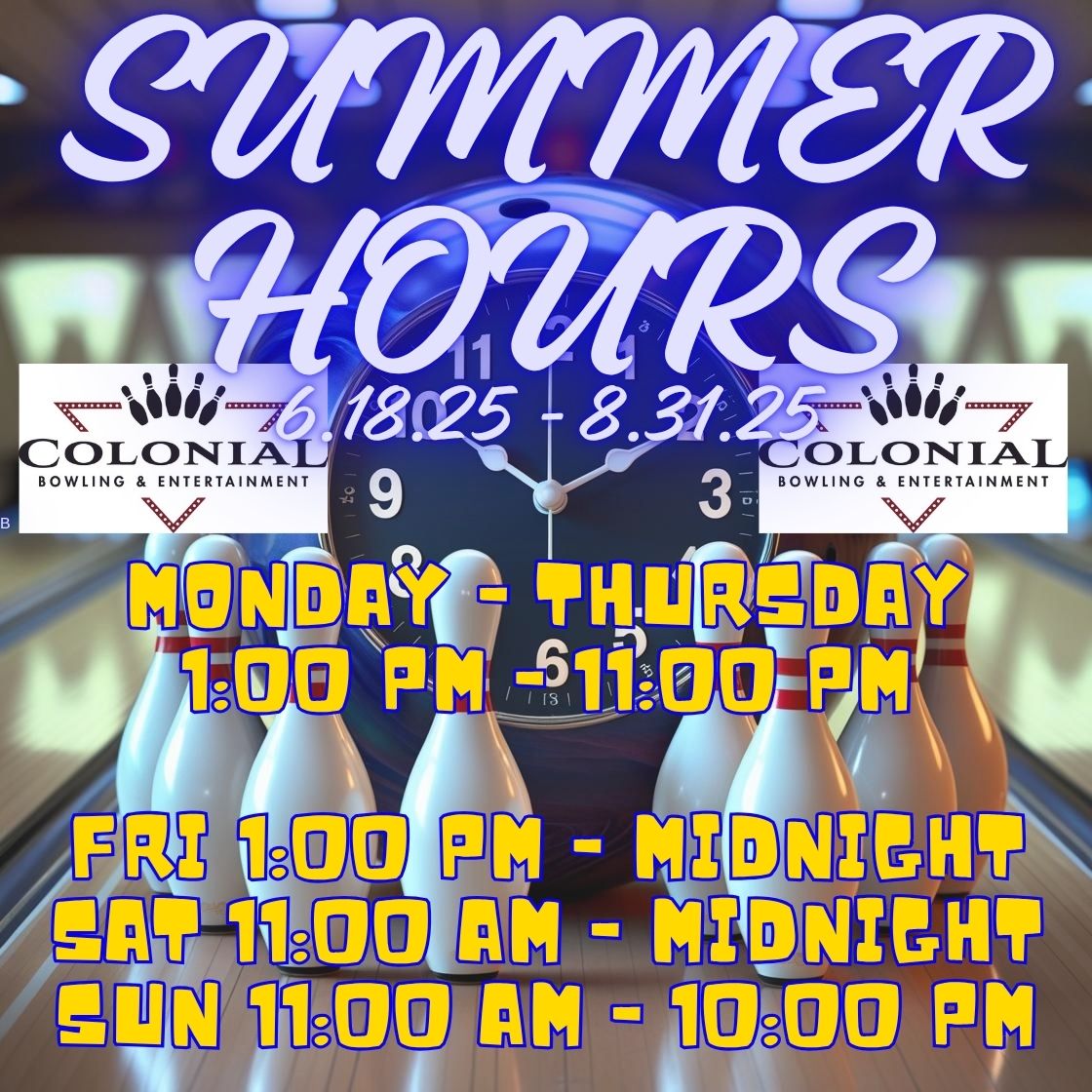 Homepage - Welcome - Colonial Bowling & Entertainment